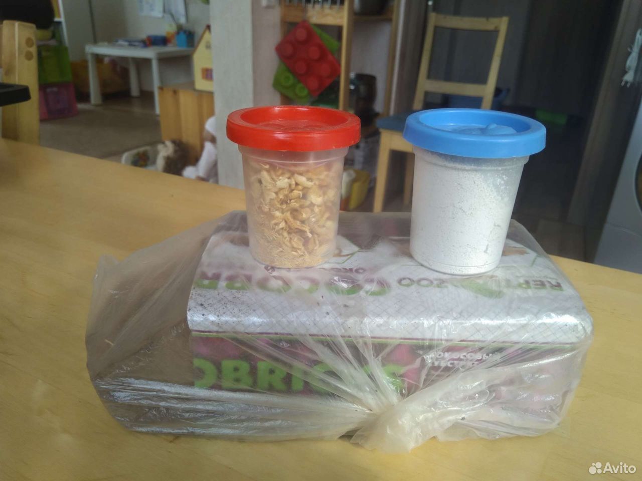 Кокосовый субстрат и подкормка для ахатин