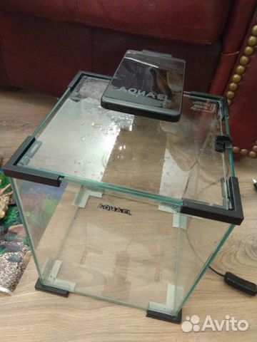 Аквариум aquael 20 литров с лампой