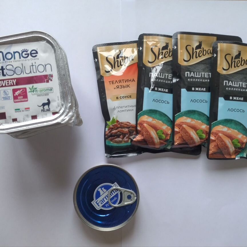 Monge recovery Farmina Vetlife Sheba для кошек