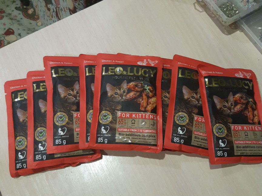 Влажный корм для котят LEO&lucy