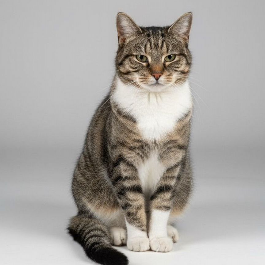 Азиатская табби, взрослый кот