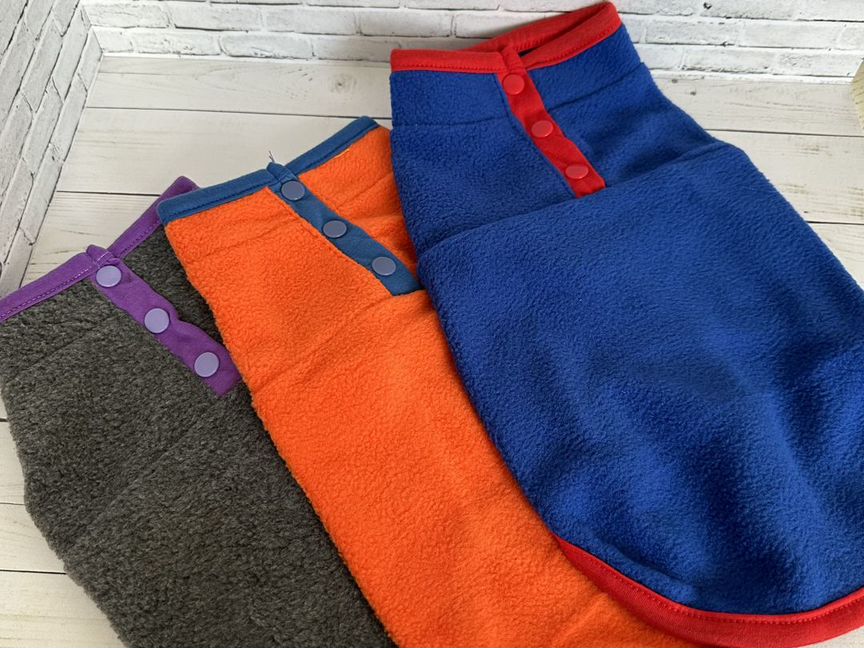 Флисовые жилетки для собак