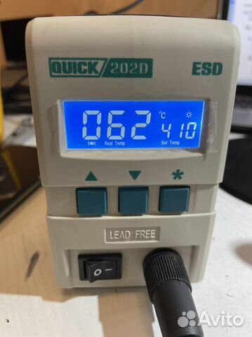 Индукционная паяльная станция Quick 202D esd купить в Москве | Товары для дома и дачи | Авито