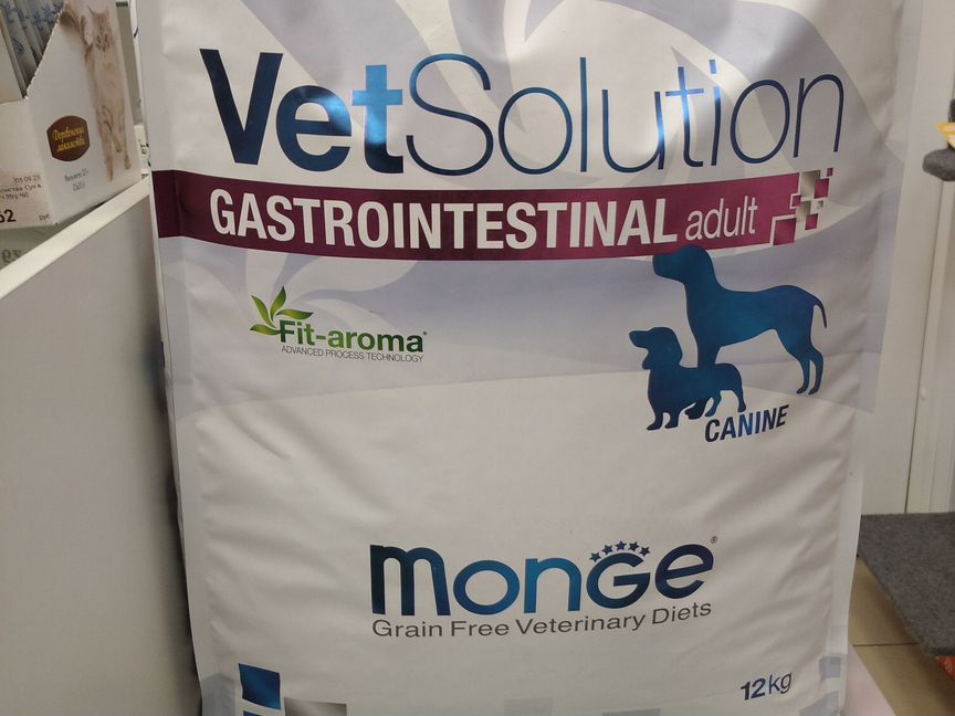 Корм для собак monge gastrointestinal 12кг