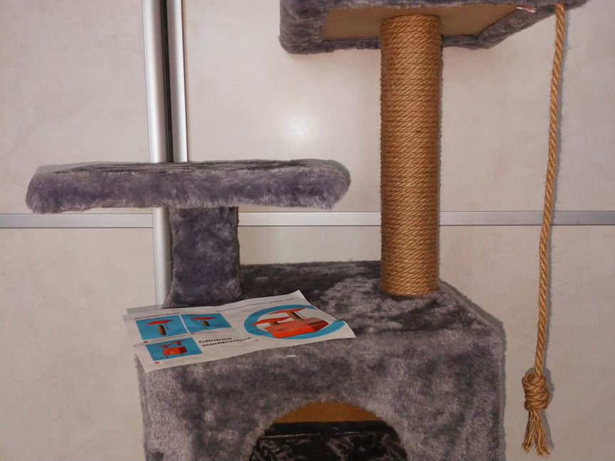 Продам дом для кошки с когтеточкой