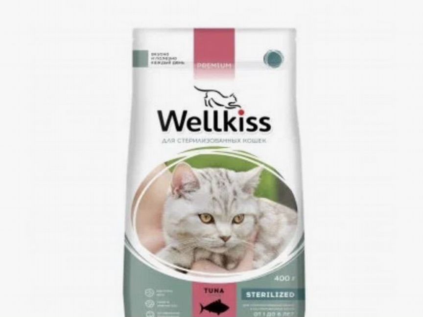 Сухой корм для кошек wellkiss с тунцом