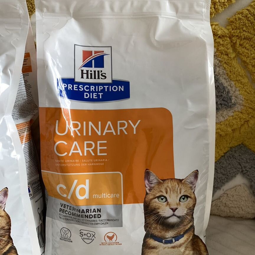 Корм для кошек hills cd 1.5 кг