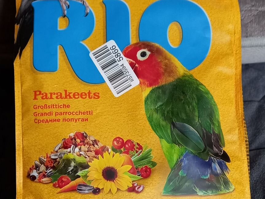 Корм Rio для средних попугаев