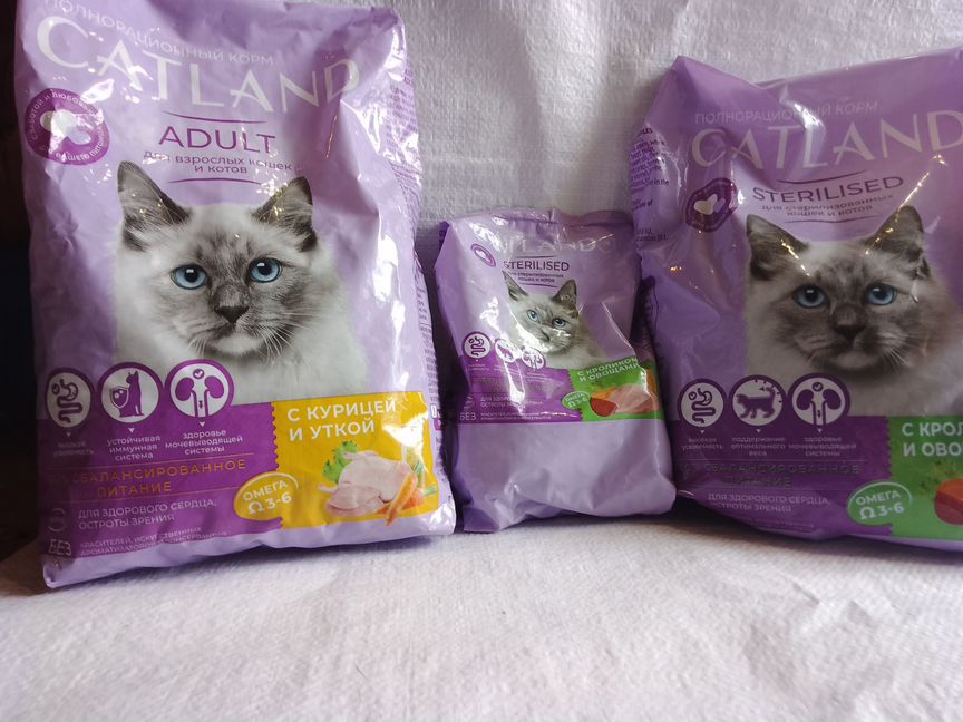 Сухой корм для кошек catland