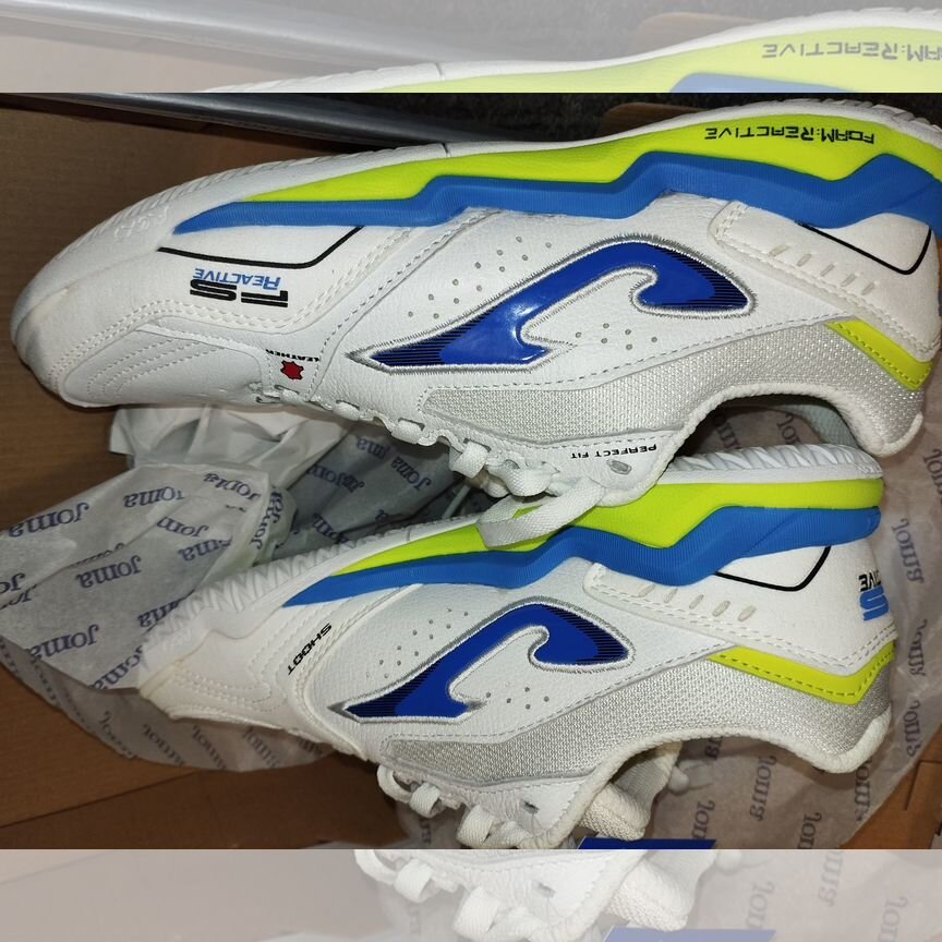 Футзалки joma fs reactive s41-44,оригин.натур.кожа