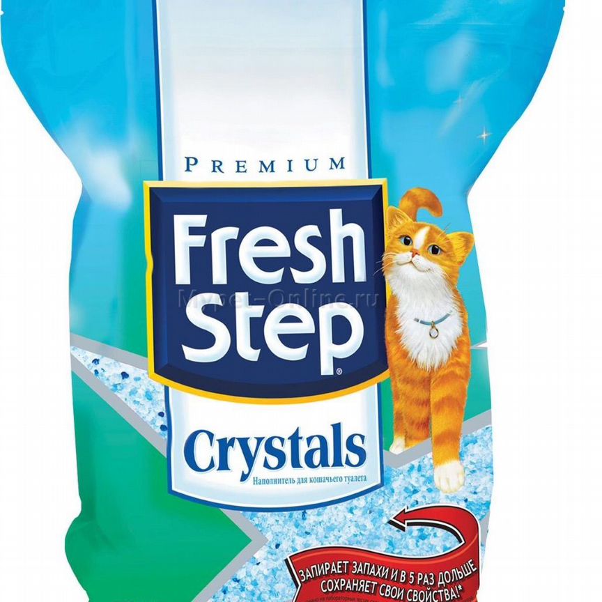Кошачий наполнитель Fresh Step силикагелевый