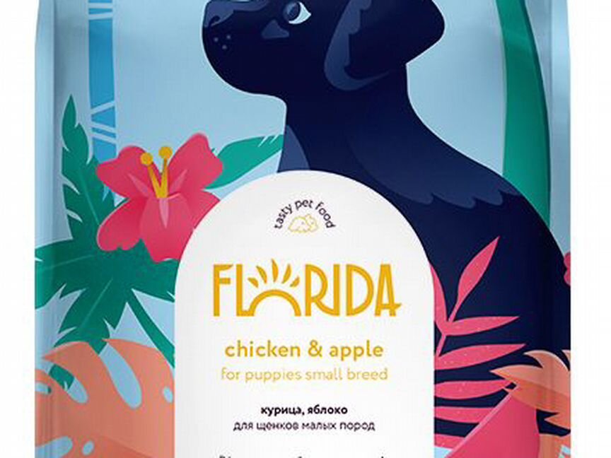 Florida сухой корм для щенков мини пород 1кг