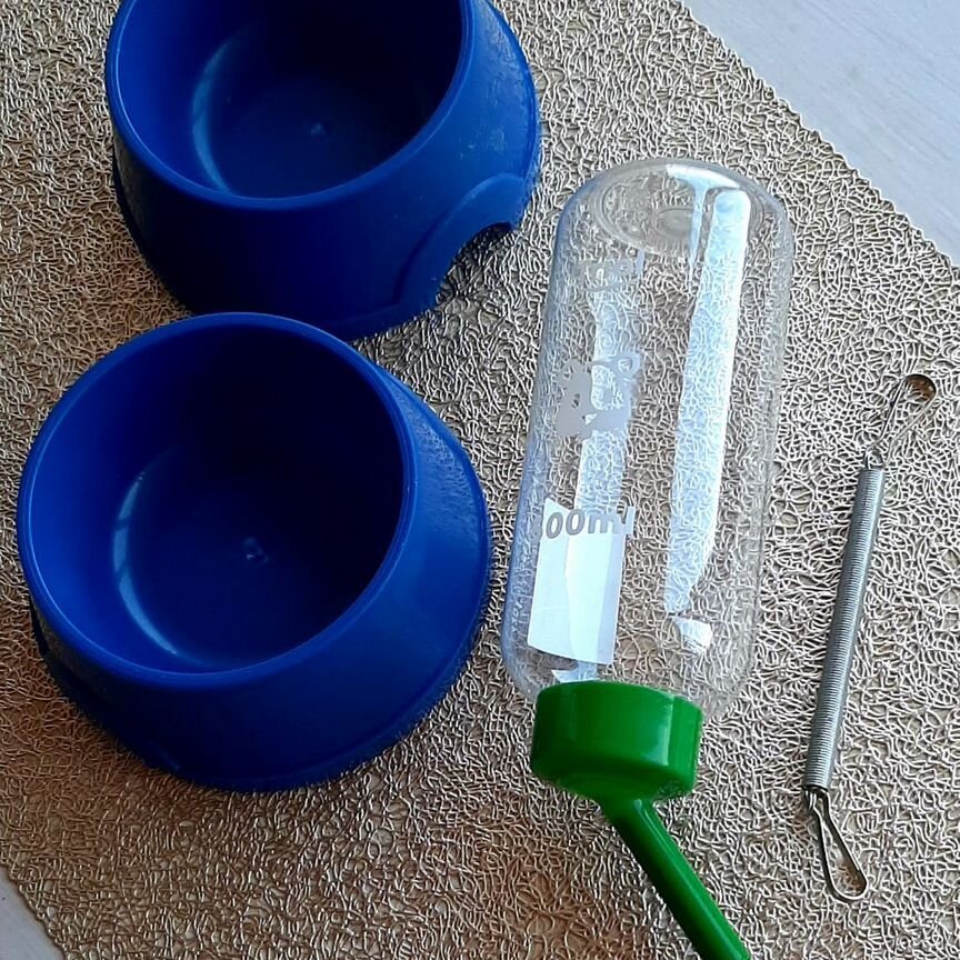 Новая поилка Тriol 500мл для грызунов+миски