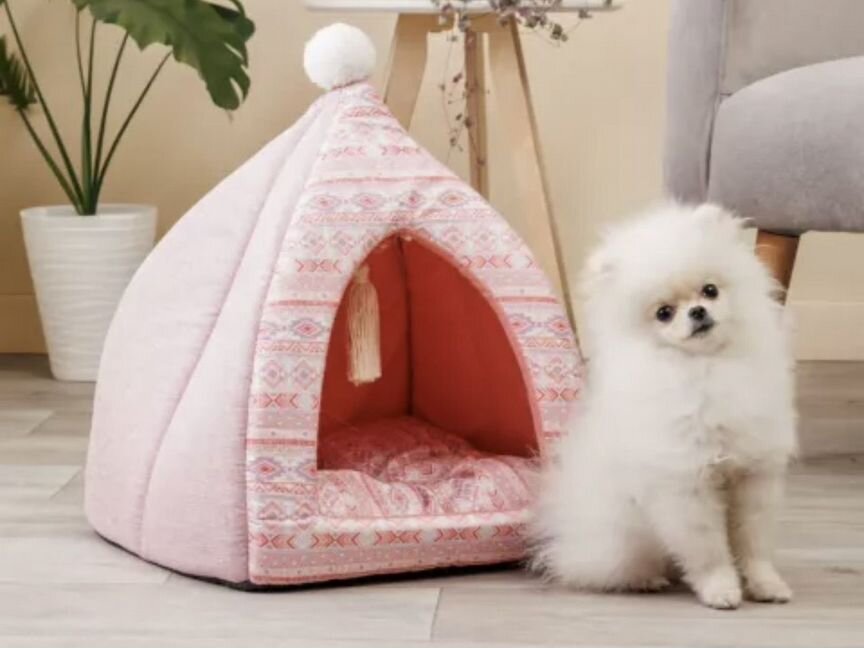 Лежанка домик для животных