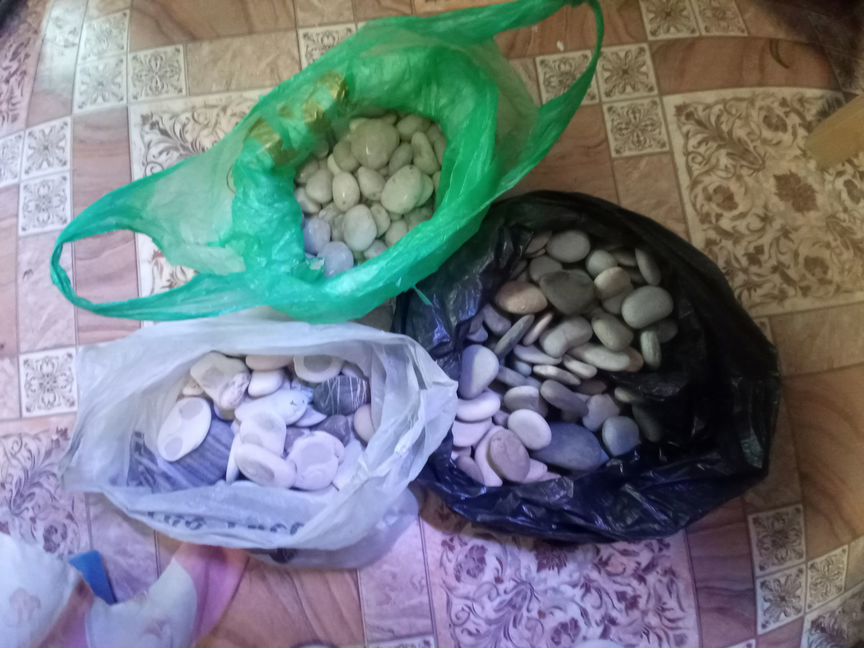 Грунт для аквариума + крупная галька