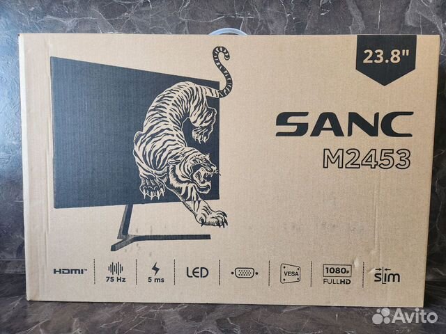 23.8" Монитор sanc M2453 новый купить в Санкт-Петербурге | Электроника | Авито