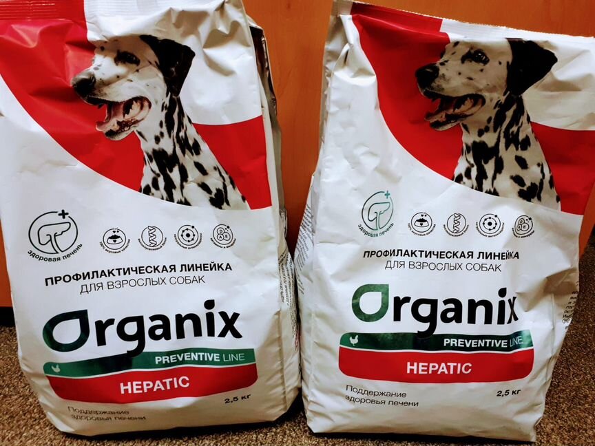 Organix hepatic корм для собак