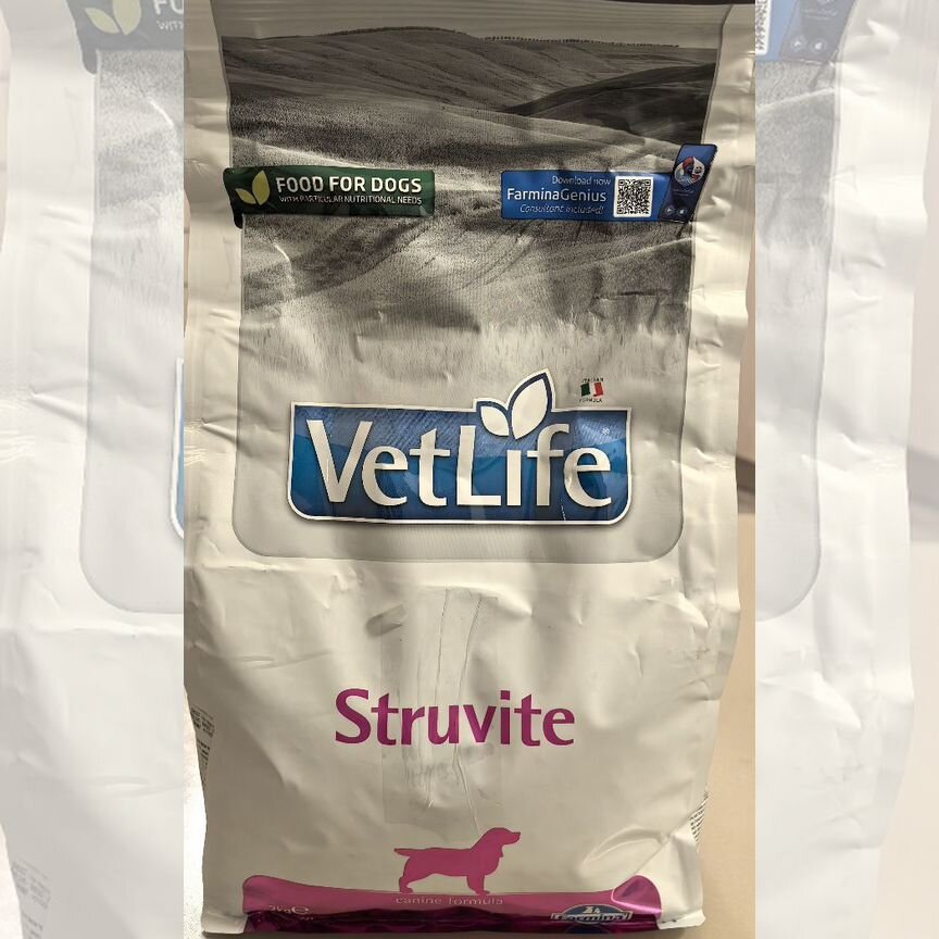 Корм для собак farmina vetlife struvite