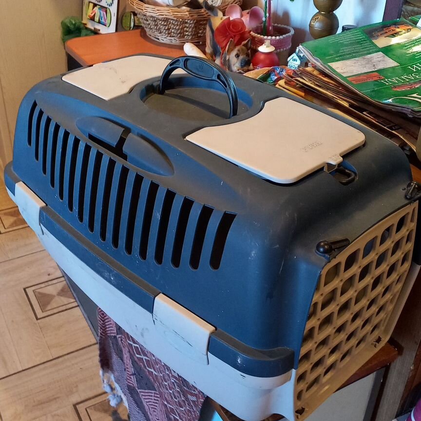 Переноска для животных пластиковая