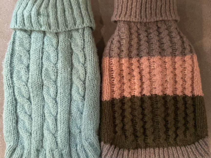 Вязаная кофта для собак