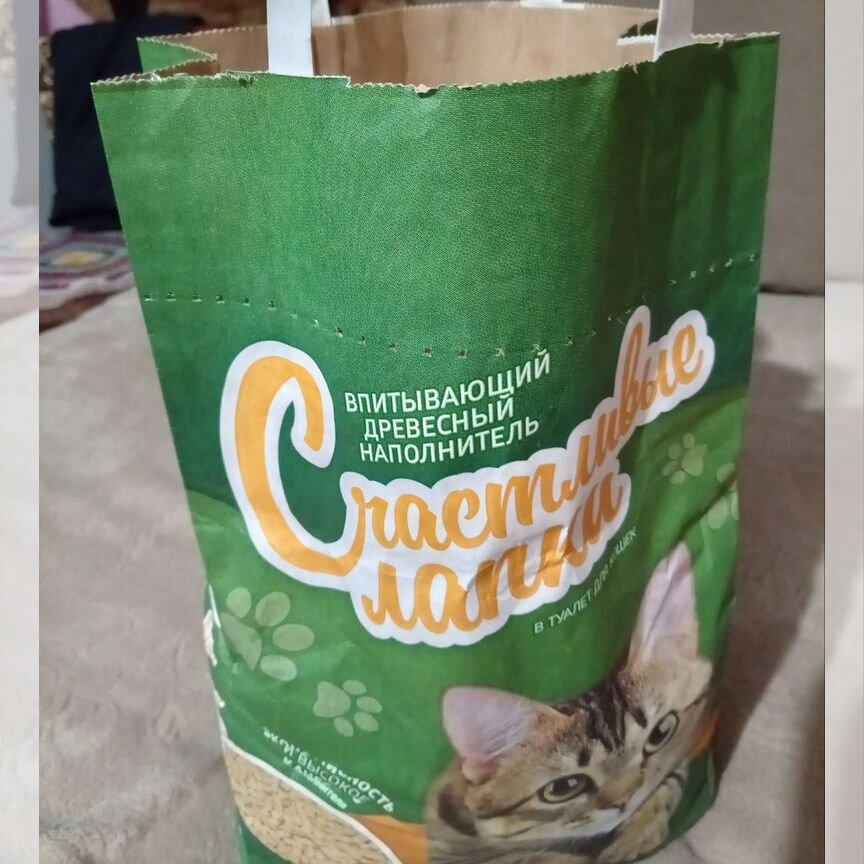 Наполнитель для кошачьего туалета древесный