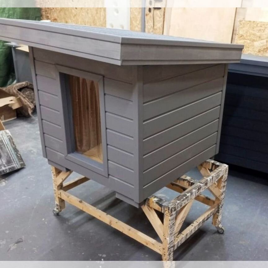 Будка для собаки утепленная