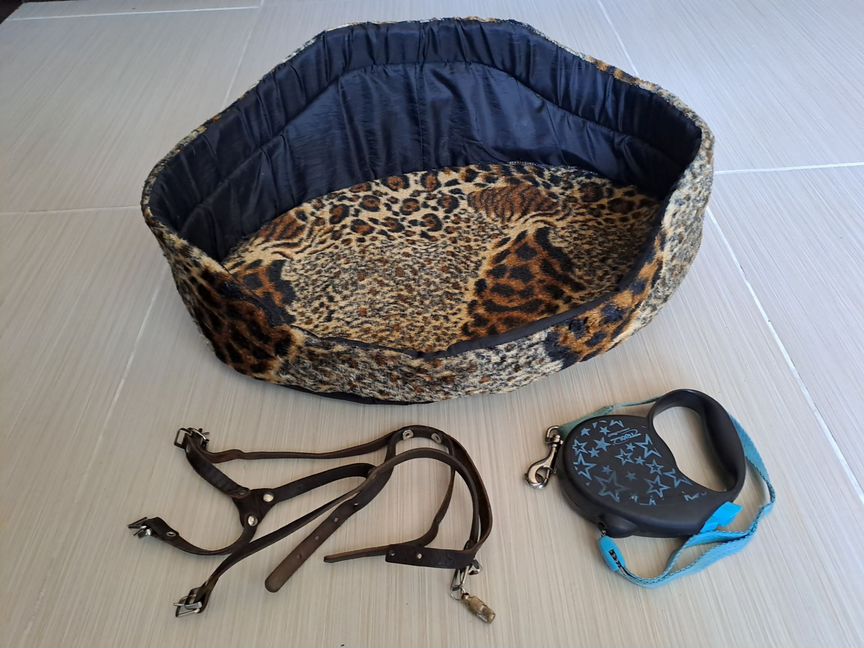 Рулетка для собак, миска