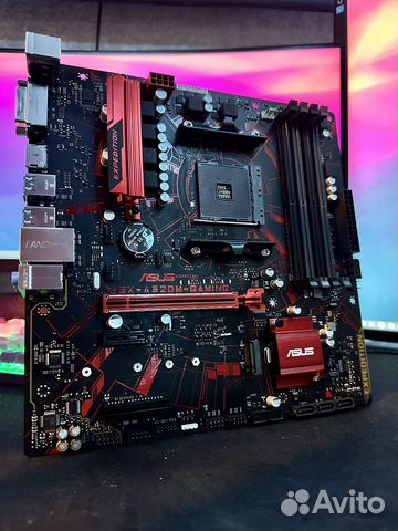 Материнская плата asus EX-A320M-gaming купить в Москве | Электроника ...