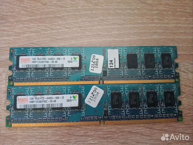 Оперативная память Ddr2 1gb купить в Воронеже Электроника Авито