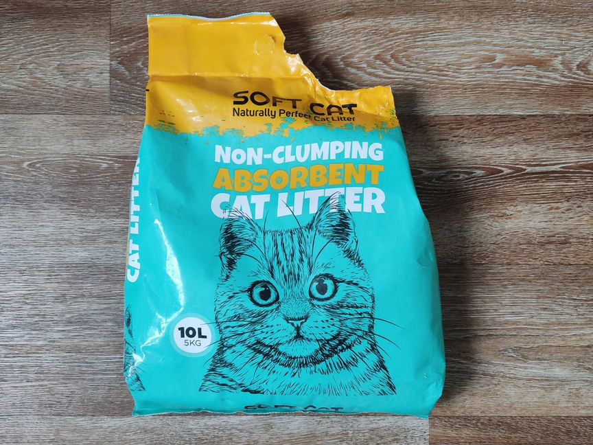 Наполнитель впитывающий для кошек Soft cat