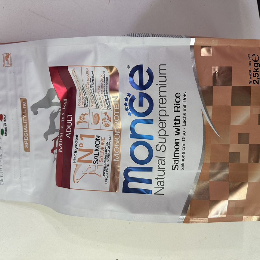 Monge natural super premium для собак