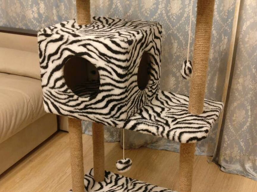 Домик для кошки с когтедралками