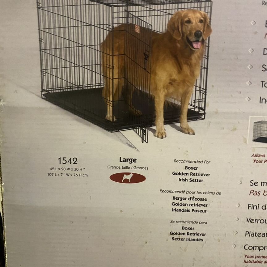 Собачья клетка большая