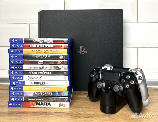Sony playstation 4 pro + 49 игр купить в Симферополе | Электроника | Авито