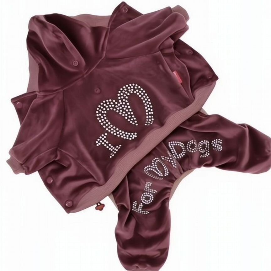 Велюровый костюм для собак For My Dogs