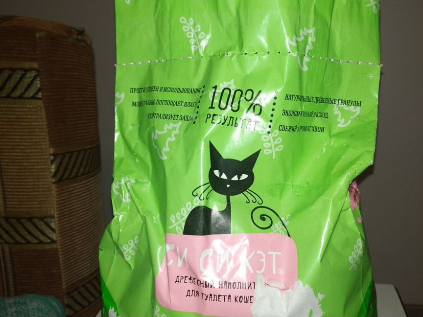 Древесный наполнитель для туалета кошек Си Си Кэт