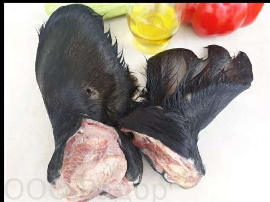 Уши, носы говяжьи для собак