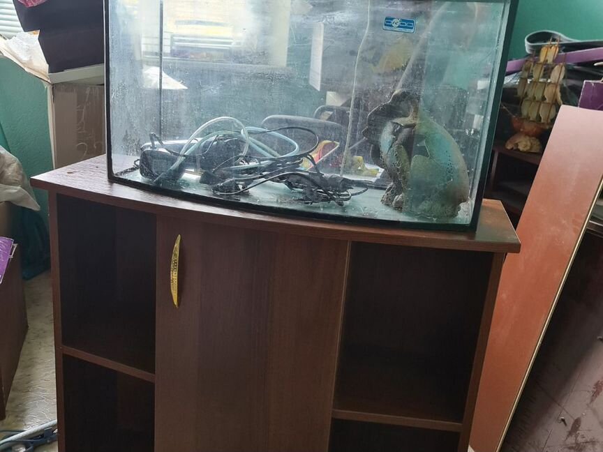 Аквариум 70+5л с тумбой
