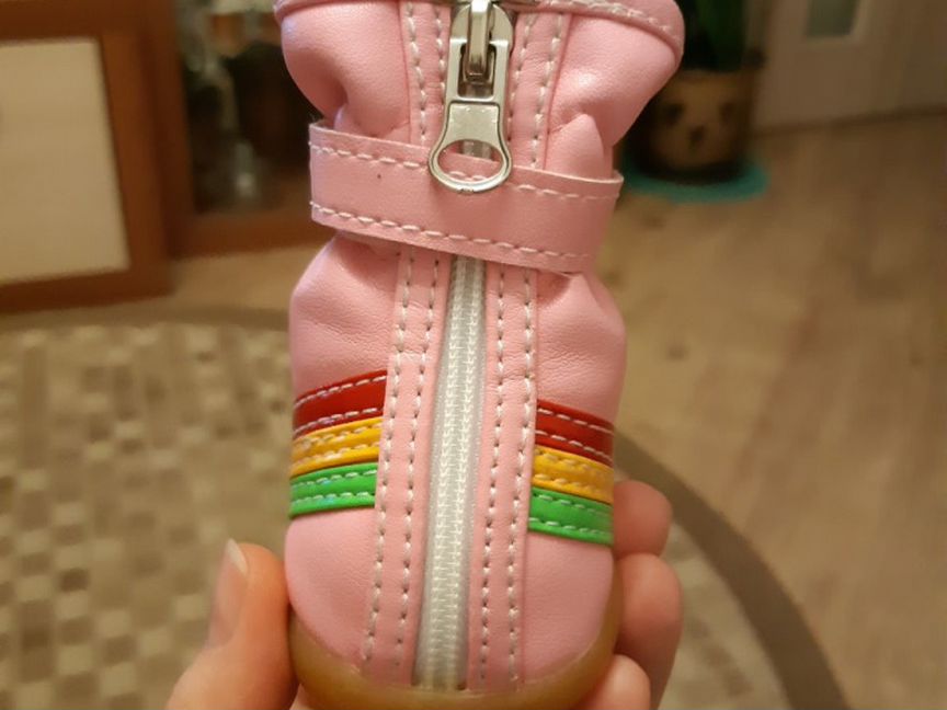 Сапожки зимние для средних собак