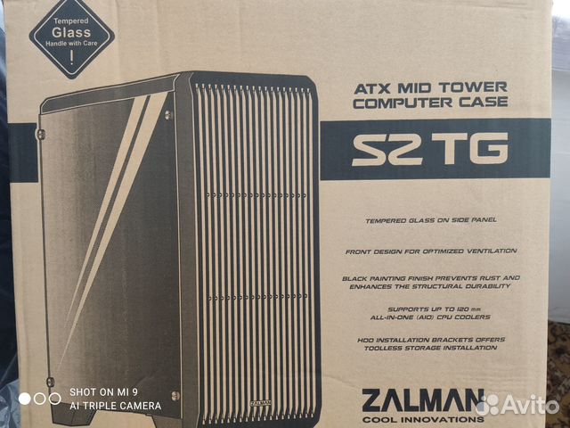 Компьютерный корпус Zalman S2 TG черный купить в Королеве | Электроника ...