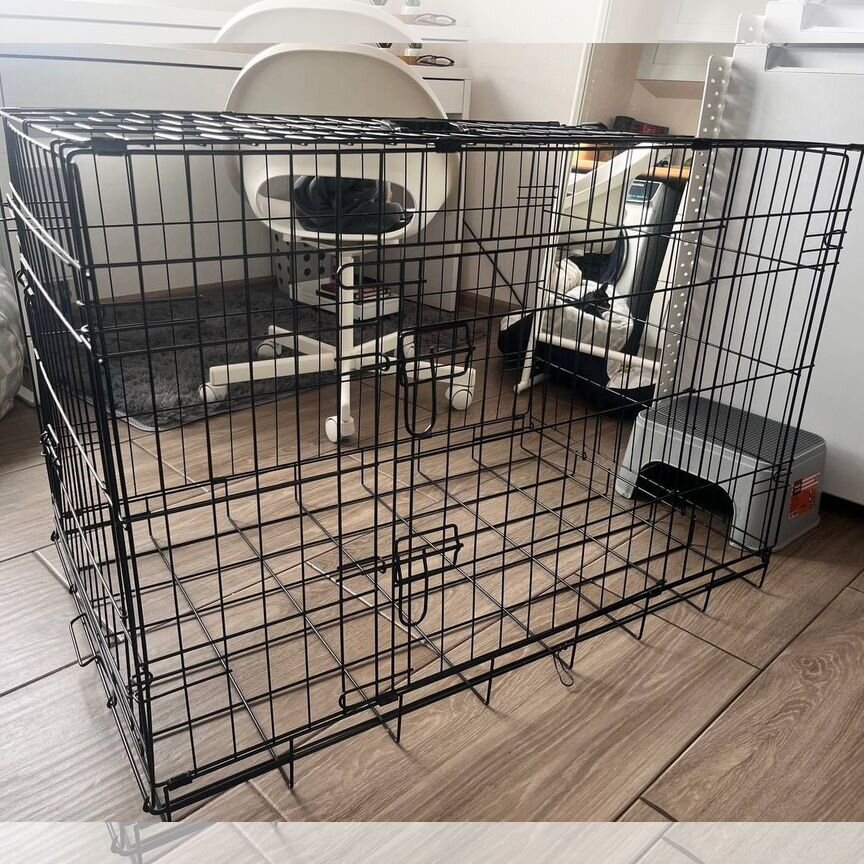 Клетка Фламинго Keo Black L 93 57 62