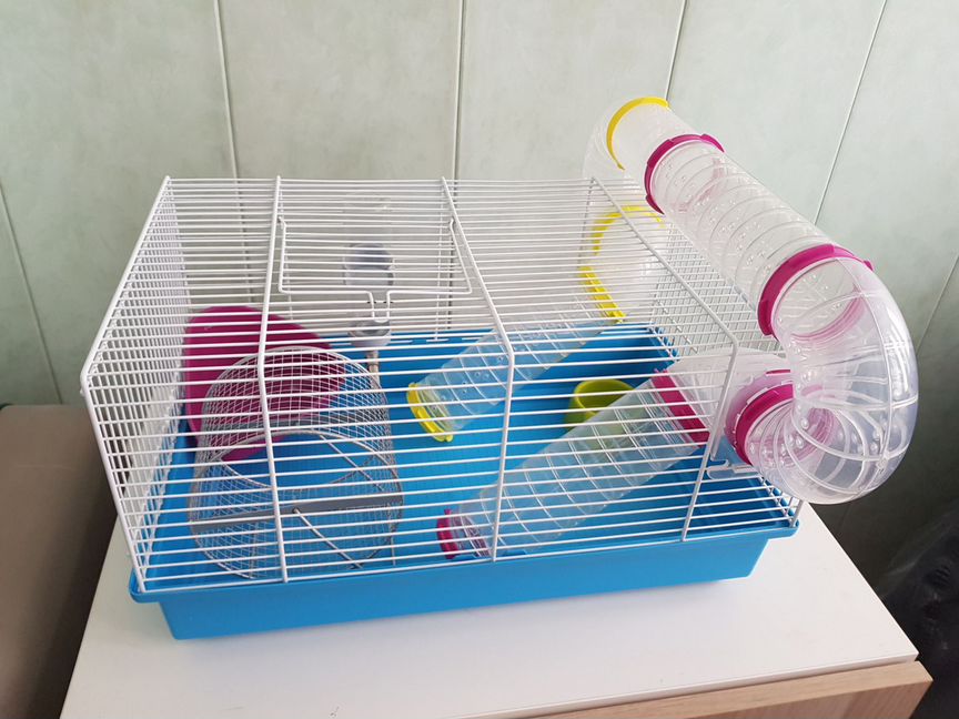 Клетка для хомяка с тунелями