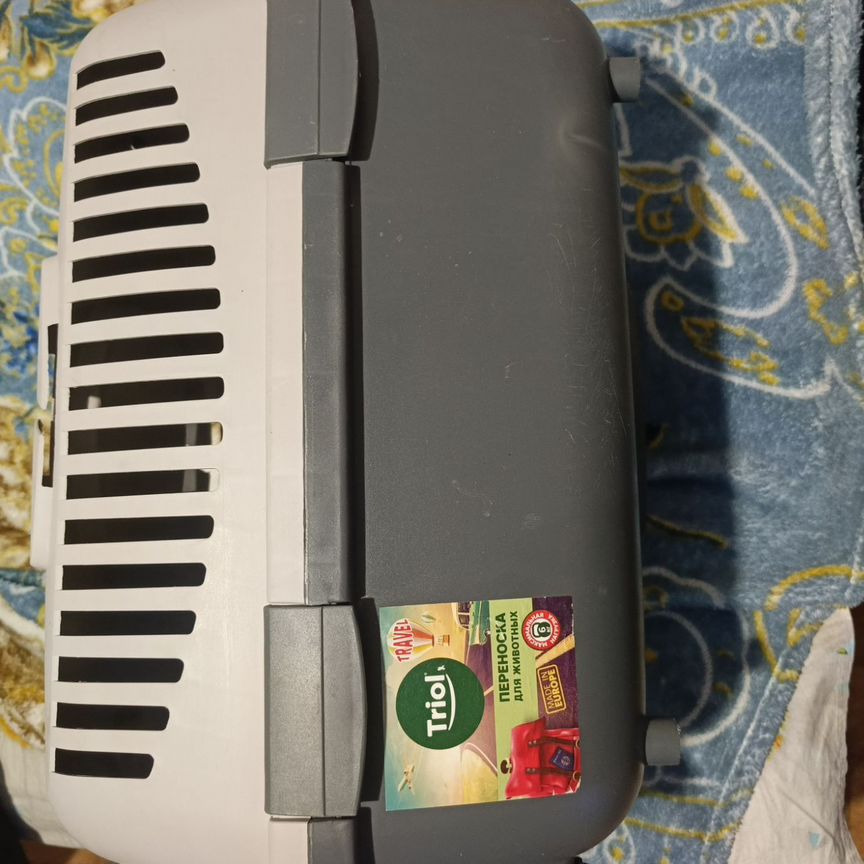 Переноска для животных до 6 кг пластиковая кошек