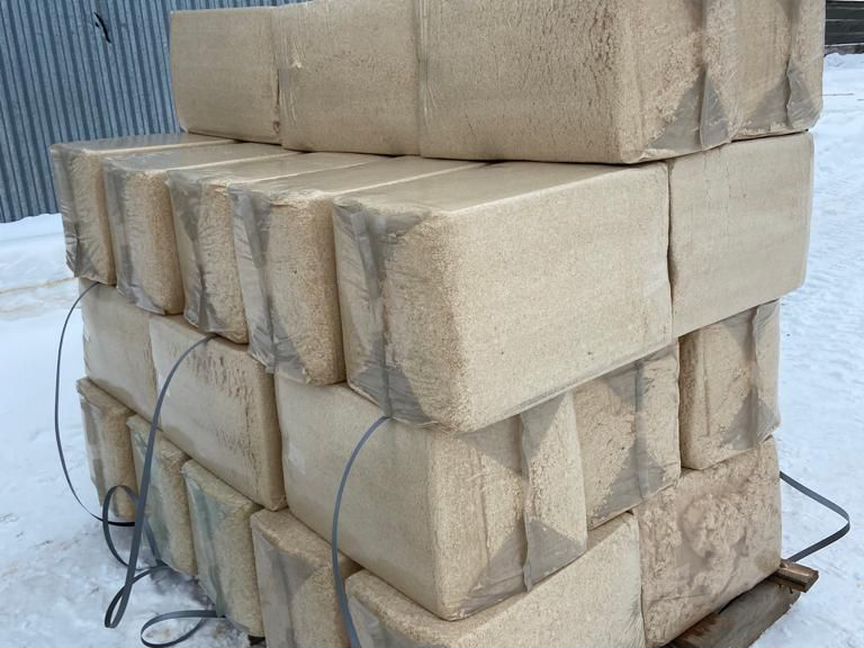 Пресованные опилки оптом