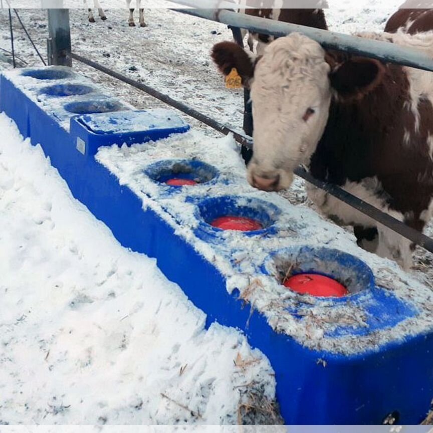 Поилка 4-х метровая открытая с подогревом 320л