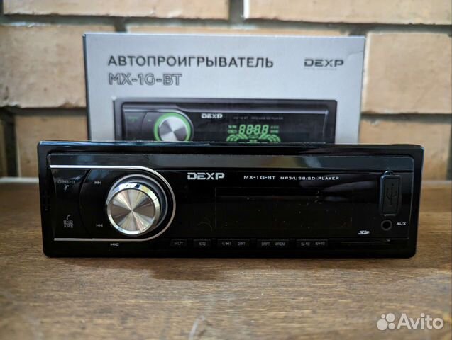 Автомагнитола с Bluetooth dexp mx-1g-bt купить в Мытищах | Авито