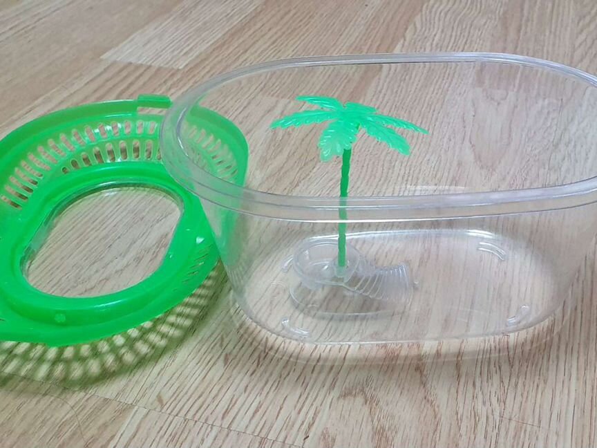 Аквариум переноска для черепашки