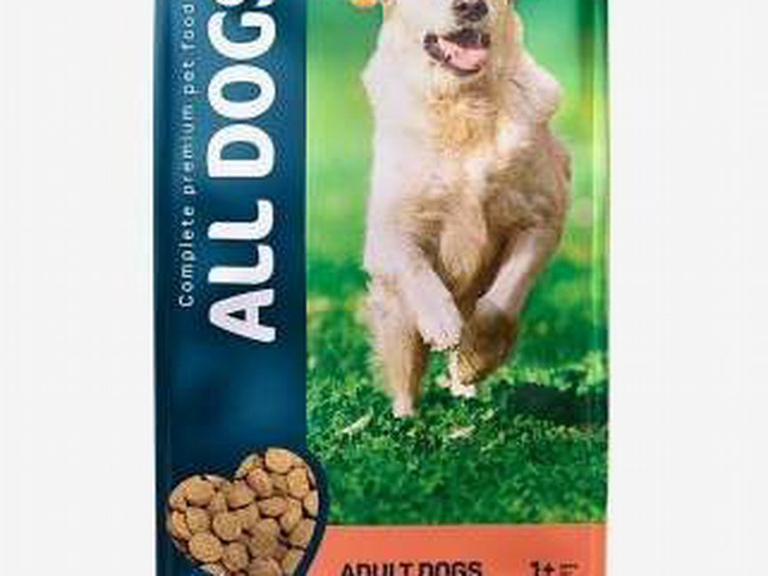 Корм для собак All dogs говядина и овощи, 20 кг