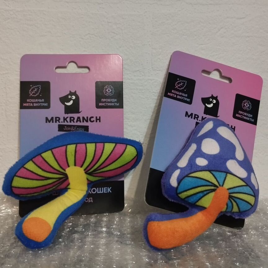 Игрушки с мятой для кошки новые