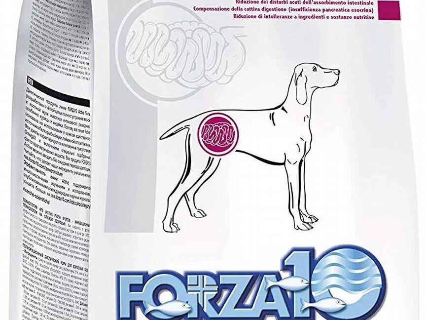 Корм Forza 10 Intestinal Active, 10 кг, для собак